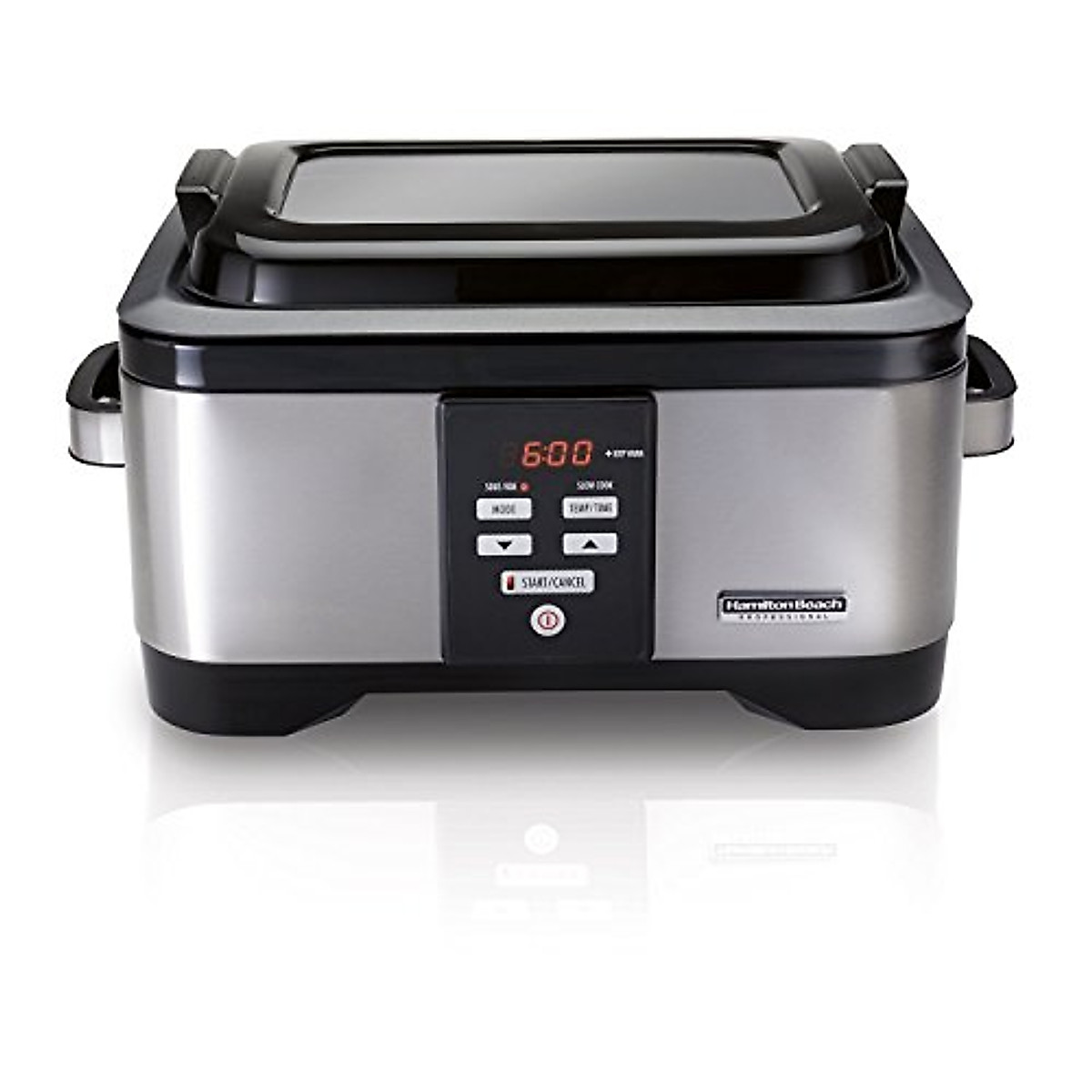 Hamilton Beach Professional Sous Vide Water Oven & Slow Cooker, 6 Quart Programmable, Stainless Steel (33970)