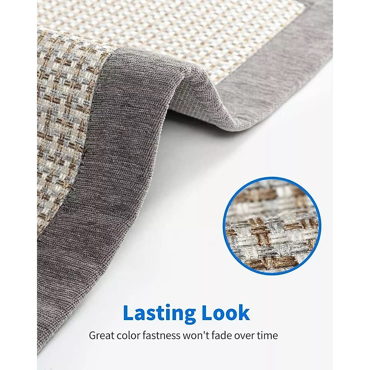 What-Essentials: Waterproof Machine Washable Kitchen Mat. Non-Skid Kitchen Mat. for in Front of Stove and Sink. Two Piece Combo Set. Anti-Fatigue Mat. Easy to Clean Rug. Stain Resistant Kitchen mat