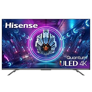 Hisense ULED Premium 55U7G QLED Series 55-inch Android 4K Smart TV with Alexa Compatibility, 1000-nit HDR10+, Dolby Vision & Atmos, 120Hz, HDMI 2.1, Game Mode Pro