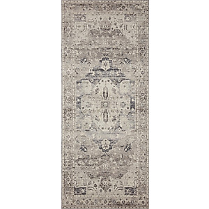 Loloi II Hathaway Steel/Ivory 9'-0" x 12'-0" Area Rug