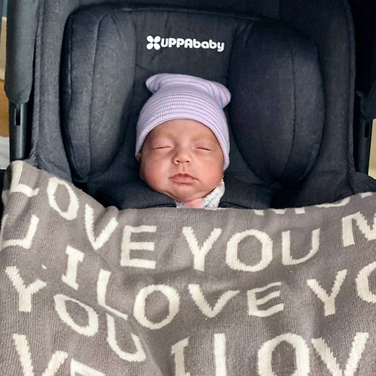 I Love You More Baby Blanket - Luxury Baby Toddler Gift in Deluxe Gift Box - Cotton Stroller Blanket - Unisex Newborn Blanket for Boy or Girl (35 x 45 inches)