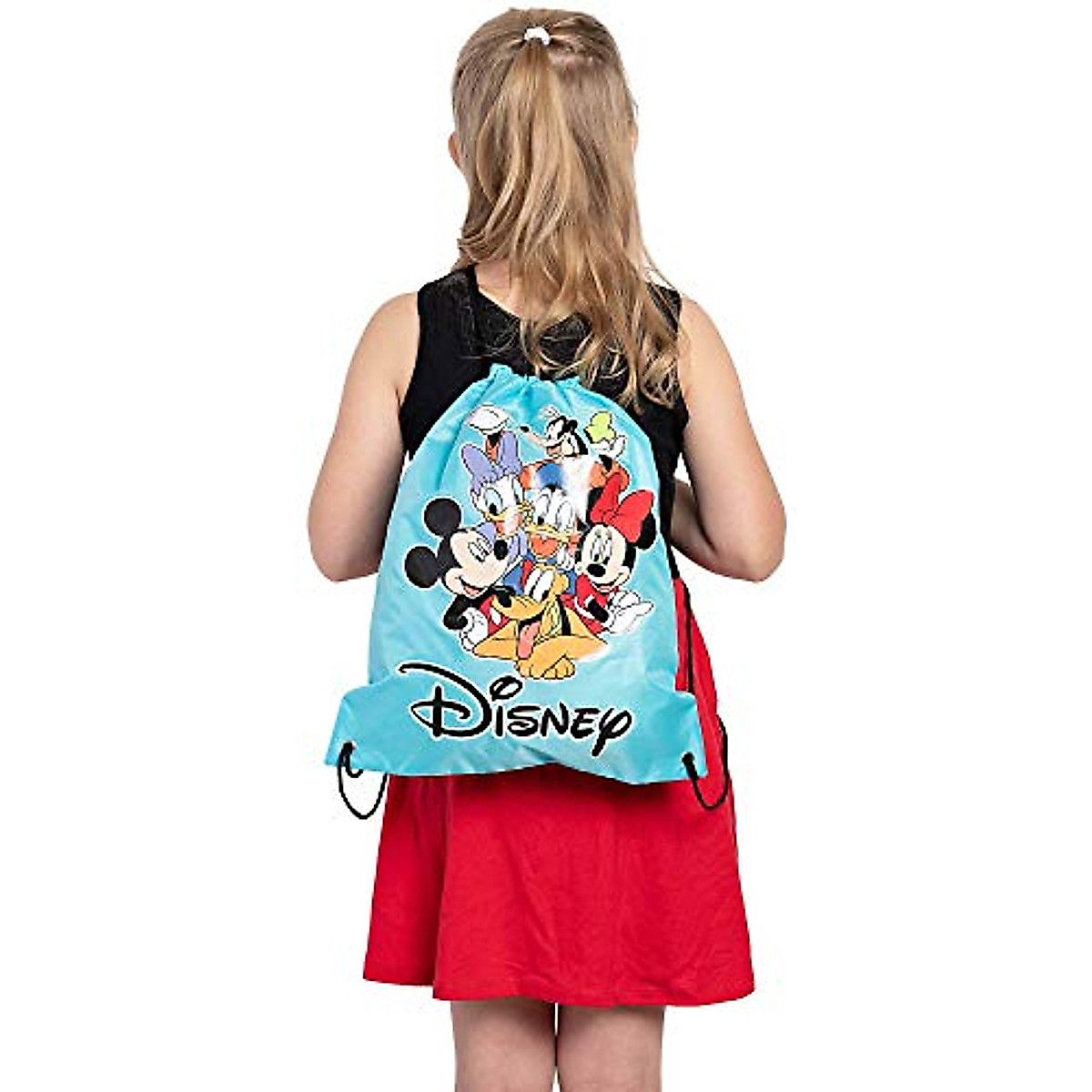 Disney Tote 15" Sling Bag Mickey Mouse Minnie Donald Daisy Goofy Pluto Print
