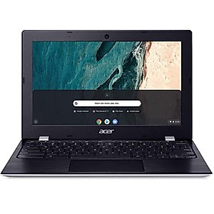Acer Chromebook 311 Portable Laptop Computer, Intel Celeron N4000, 11.6-inch HD Touchscreen, Intel UHD Graphics, 4GB LPDDR4 RAM, 32GB eMMC, Wifi, Bluetooth, Chrome OS, Laptops for Student (Renewed)