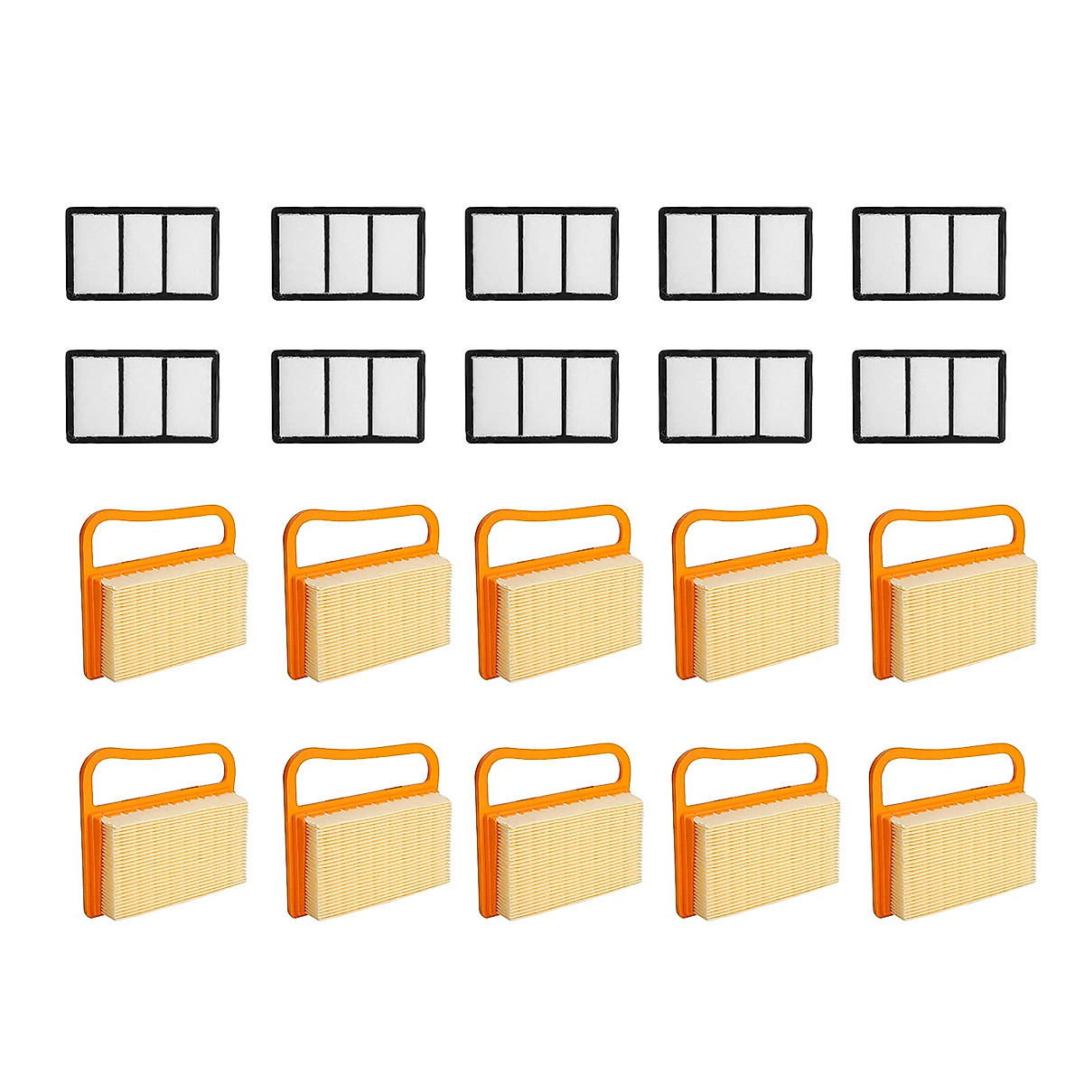 Entatial Air Filter Set, Air Filter with Filter Cotton Set Replacement Parts for STIHL TS410 TS410Z TS420 TS420Z for STIHL TS410 TS410Z TS420 TS420Z