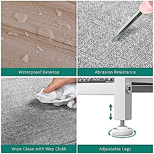 YITAHOME Dresser with 7 Drawers - Fabric Storage Tower, Organizer Unit for Bedroom, Living Room, Hallway, Closets & Nursery - Sturdy Steel Frame, Wooden Top & Easy Pull Fabric Bins