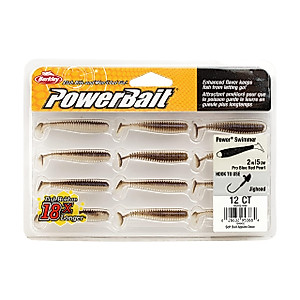 Berkley Powerbait Power Swimmer Fishing Soft Bait, Pro Blue Red Pearl, 2"