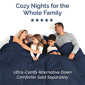 Twin Size 3 Piece Sheet Set - Comfy Breathable & Cooling Bed Sheets Set - Hotel Luxury Bedding for Women, Men, Kids & Teens - Deep Pockets, Easy-Fit, Super Soft & Wrinkle Free - Oeko-Tex - Navy Blue