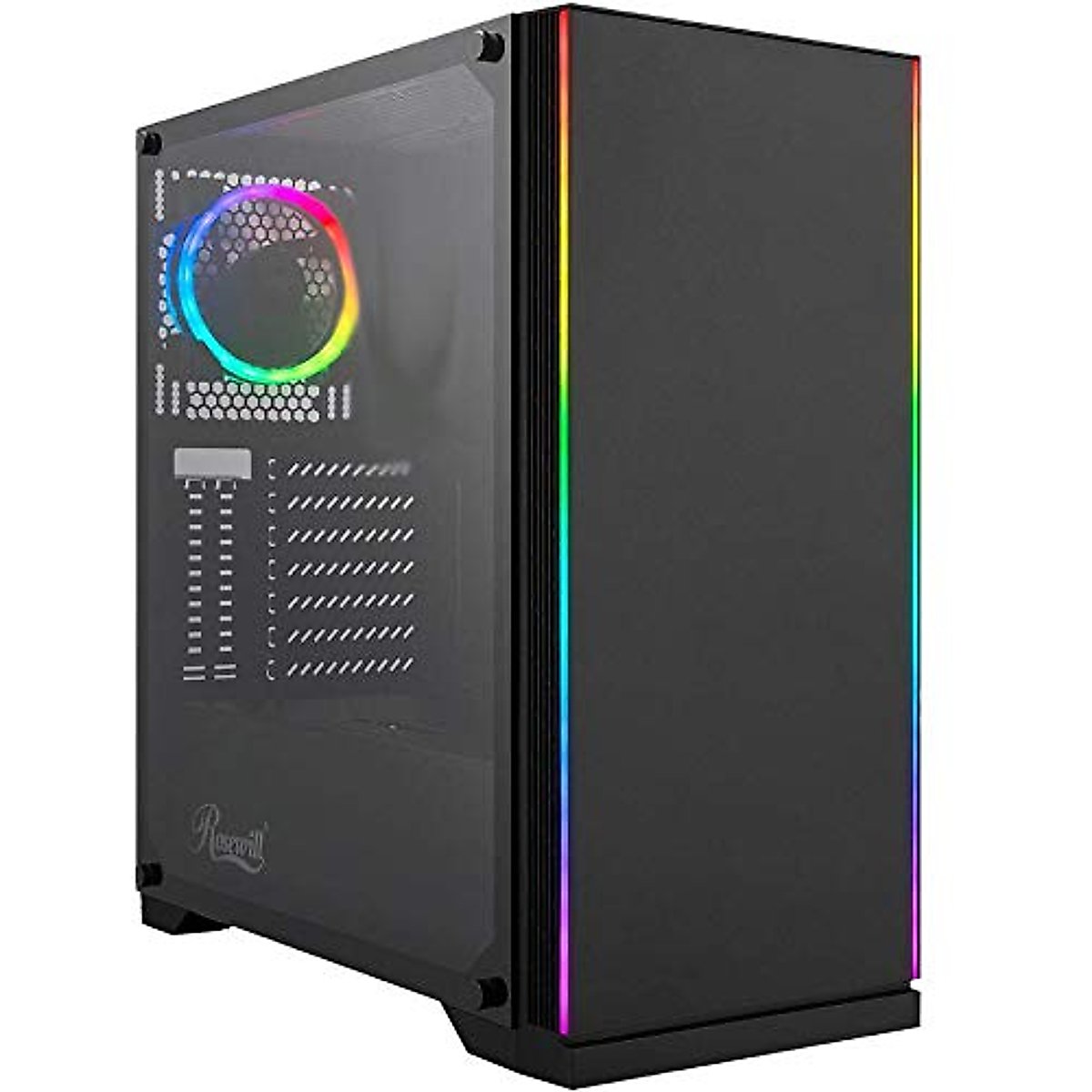 Centaurus Polaris 4T7 Gaming PC - Intel i7 13700K 16-Core, GeForce RTX 4070, 32GB DDR5 RAM, 1TB NVMe SSD, Tempered Glass, RGB, WiFi, CPU Liquid Cooler AIO, Windows 11 PRO. Custom Professional Desktop