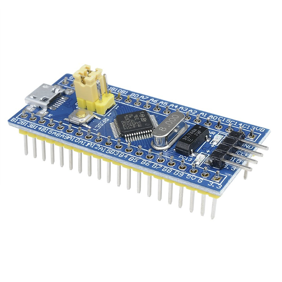 Aideepen 2pcs 40pin STM32F103C8T6 ARM STM32 SWD Minimum System Board Micro USB Development Learning Board Module