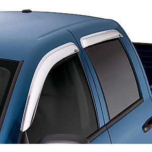 Auto Ventshade [AVS] Original Ventvisor / Rain Guards | Outside Mount, Chrome, 4 pc | 684738 | Fits 2004 - 2014 Ford F-150 SuperCab