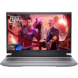 Dell G15 Gaming Laptop, 15.6" FHD 120Hz Display, AMD Ryzen 5 6600H Up to 4.5GHz(Beat Core i7-11600H), GeForce RTX 3050, 8GB DDR5, 1TB PCIe SSD, WiFi 6, RGB Keyboard, Type-C, HDMI, Win 11 Pro