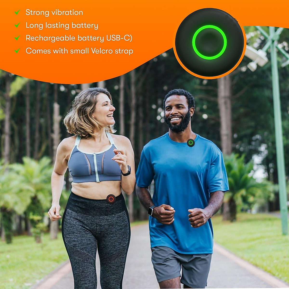 Time Me Timer - The Rest Time Fitness Timer - Countdown Gym Timer and Stopwatch To Help Track Rest Time While Working Out - Easy to Use Vibrating Timer - Small Compact Design With Rechargeable Battery