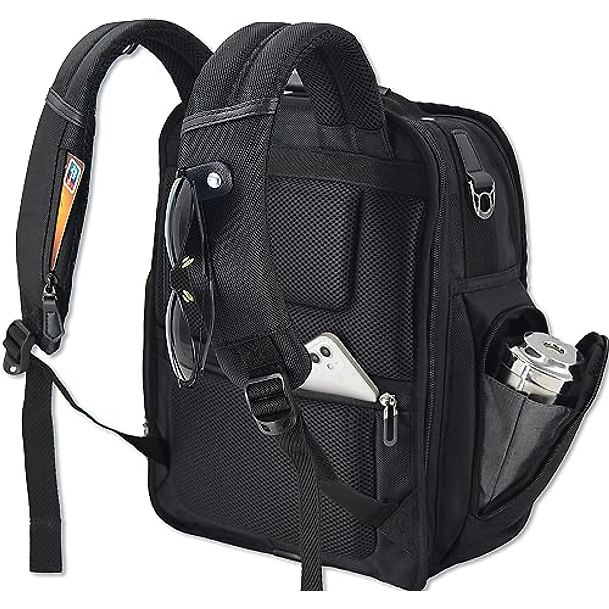 Welkinland Business backpack, Executive backpack, Tech backpack, Commuter backpack men, Professional mens leather business backpack,15 inch backpack for women,Laptop backpack for men,Tech backpack men