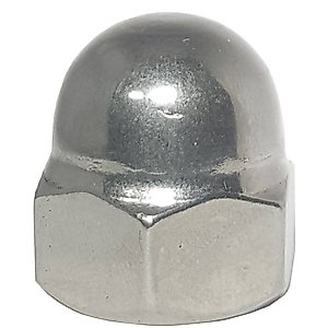 10 Pcs 1/4-20 Acorn Cap Nuts Stainless Steel 18-8 Standard Height