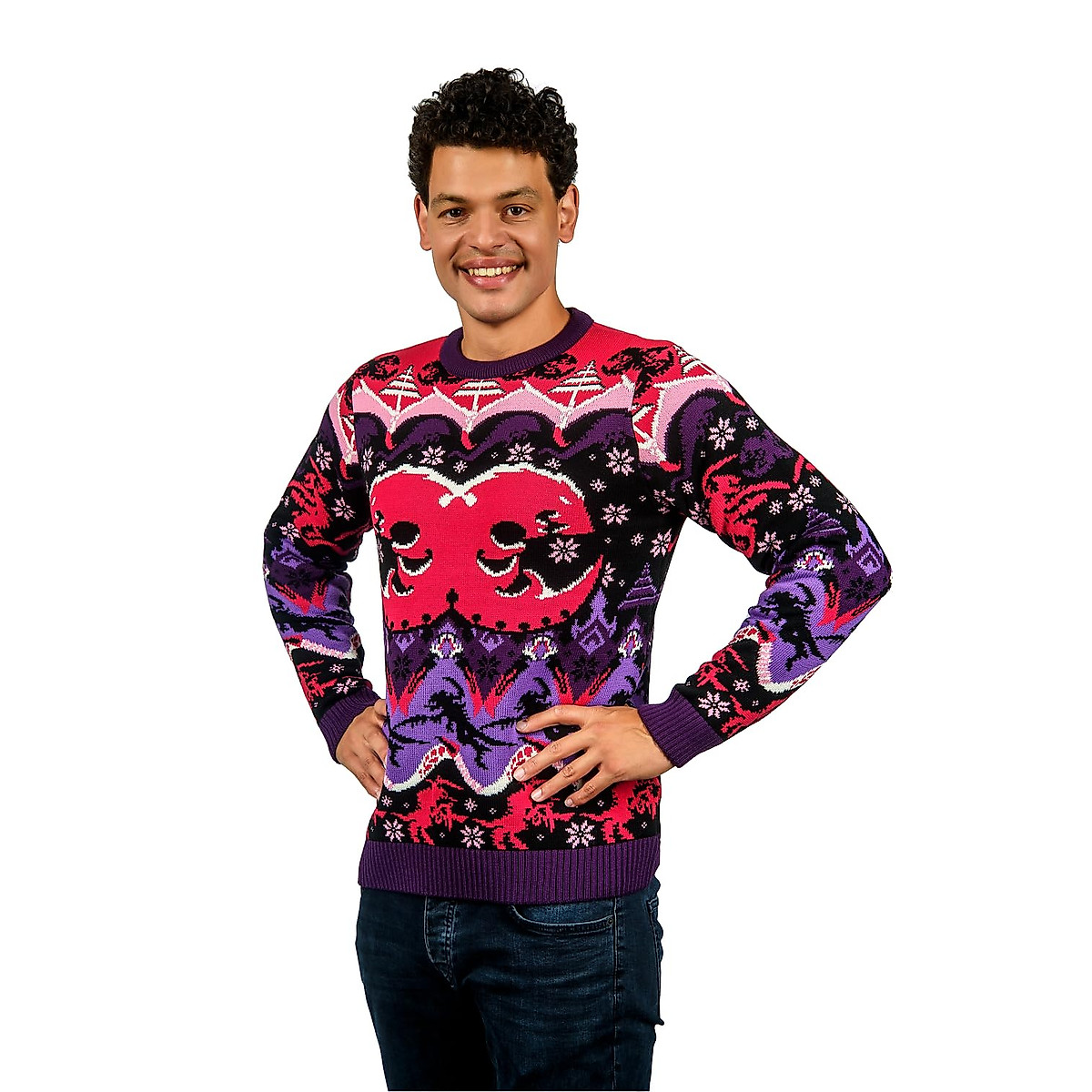 AAA Merchandise Warhammer 40,000 Tyranids Christmas Sweater (US, Alpha, Large, Regular, Regular) Multi