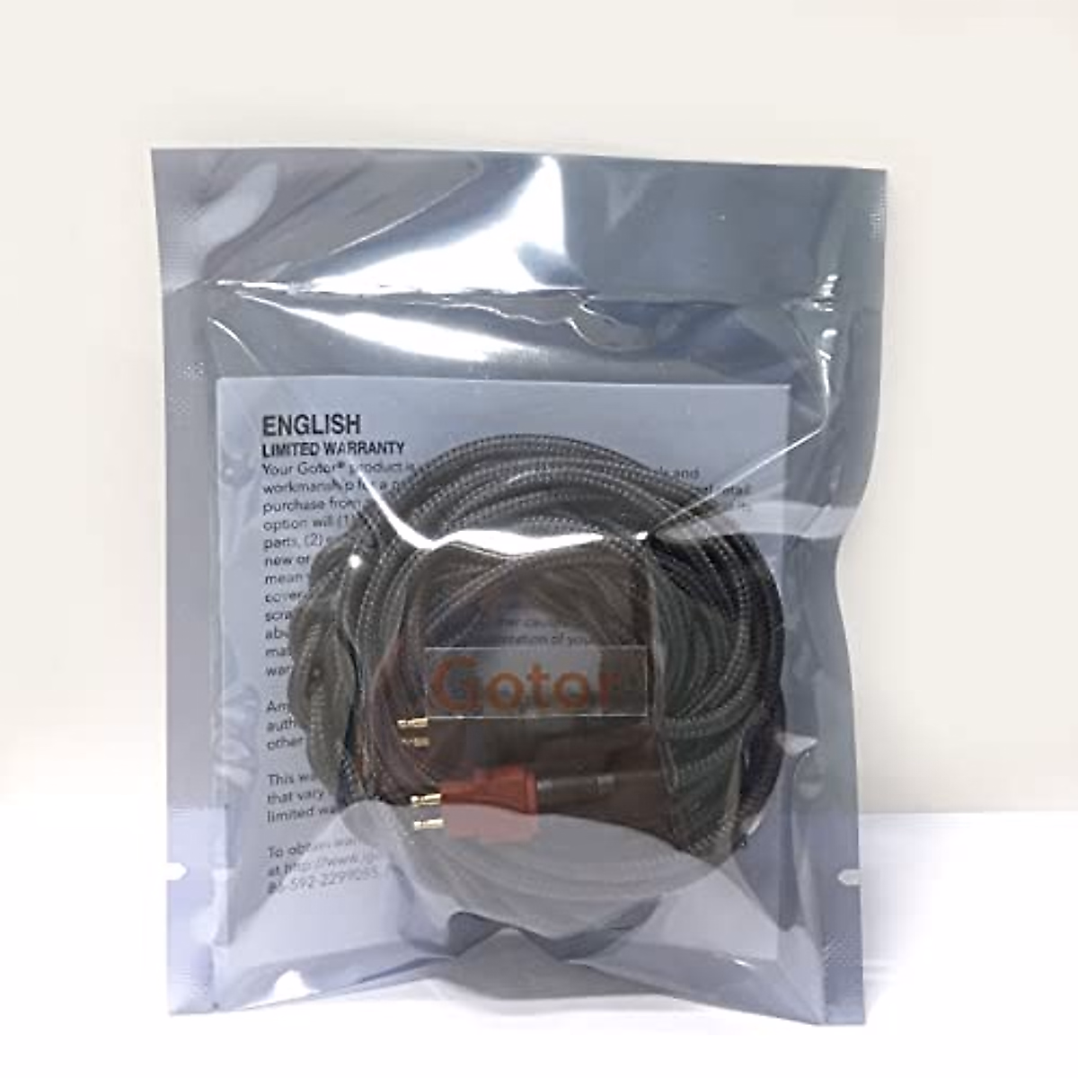 gotor 4.4mm Balanced Replacement Cable for Sennheiser HD 650 HD 660s HD 600 HD 6XX HD 25 HD 580 HD 58x 7N Silver Plated Copper (1.2m(3.9Feet))