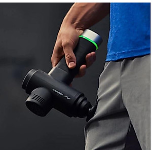 Hyperice Hypervolt 2 Pro - Featuring Quiet Glide Technology - Handheld Percussion Massage Gun - 5 Speeds, 5 Interchangeable Heads - Helps Relieve Sore Muscles and Stiffness FSA-HSA Approved