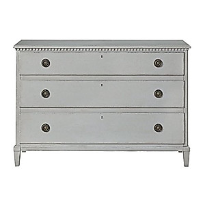 Beaumont Lane 3 Drawer Dresser in Gray Lake