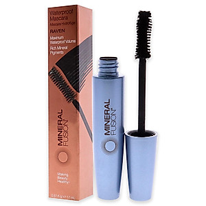 Mineral Fusion Waterproof Mascara, (Packaging May Vary), Raven, 0.57 Oz