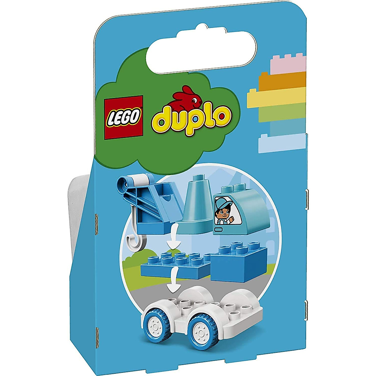 LEGO DUPLO My First Tow Truck 10918 Educational Tow Truck Toy, Great Gift for Kids Ages 18 Months and up, New 2020 (6 Pieces)