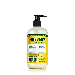 MRS. MEYER'S CLEAN DAY Hand Soap, Made with Essential Oils, Biodegradable Formula, Honeysuckle, 12.5 fl. oz - Pack of 3