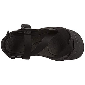 KEEN Women's Zerraport 2 Closed Toe Lightweight Sport Fashion Sandal, Black/Black, 7