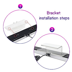 Xahpower Sensor Bar for Wii, Replacement Wired Infrared Ray Sensor Bar Cable Cord for Nintendo Wii and Wii U Console