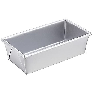 Chicago Metallic Commercial II Traditional Uncoated 1-Pound Loaf Pan -