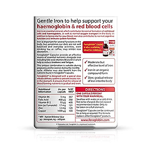 Feroglobin Vitabiotics Organic Vitamin and Mineral Capsules 30 Capsules