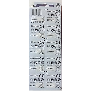 Renata 329 Watch Battery Pack of 10