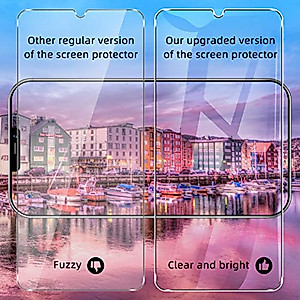 Unique Me [3 Pack] Screen Protector for Samsung Galaxy A32 5G / A12 4G Tempered Glass, 9H Hardness [Case Friendly] [Alignment Frame Easy Installation] High Definition Bubble Free