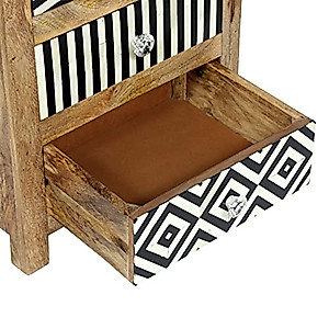 Christopher Knight Home NIGHTSTAND, Natural + Black