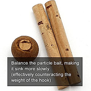 unband 5PCS Carp Fishing Accessories Carp Bait Floating Tool Cork Sticks Pop Up Boilies Lure Balance Terminal Tackle