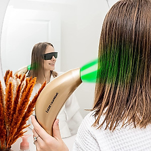 LED Treatment Accelerator - Lizze Photon Supreme Triple Light Action Enhancer - Progressive Thickening And Hydrating Maximizer - Photonic Therapy - Durable Hair Fibers