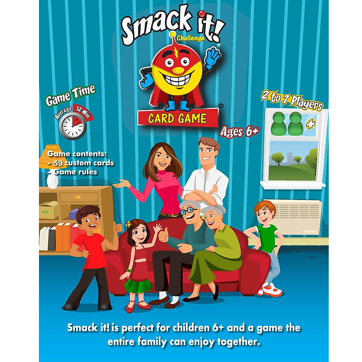 Arizona GameCo Smack it! Card Game for Kids & Families – Fun and Easy to Learn for Boy or Girl Ages 6-12