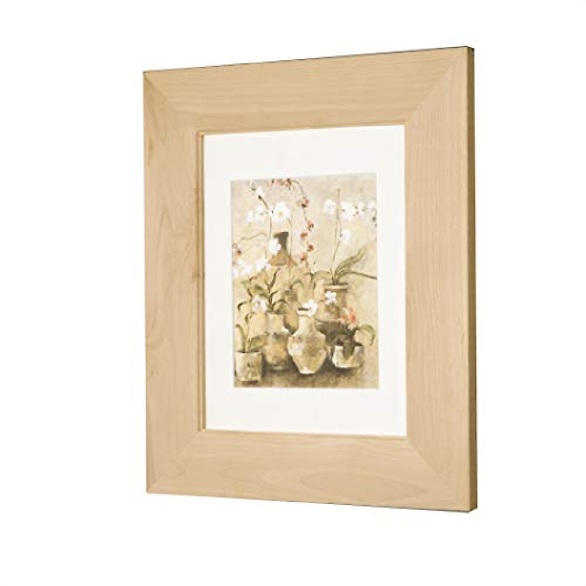 Fox Hollow Furnishings 14x18 Concealed Medicine Cabinet (Large), a Recessed Mirrorless Medicine Cabinet with a Picture Frame Door (Unfinished Flat)