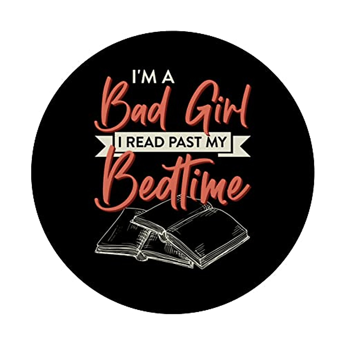 Funny Reading Gift for Bookworms Cool Reader PopSockets Swappable PopGrip