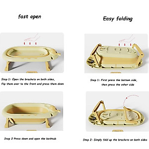 Foldable Dog pet Bathtub,Portable Bathtub for Dogs,Dog Bathtub with Thermometer and Cushion,for Cats and Dogs, Green