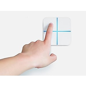 Aeotec WallMote Quad, Wireless Zwave on Off Switch, Z-Wave Plus Enabled, 4 Zwave Button, 16 Scene Wall Switch with Remote Control, Work with Z Wave Hub