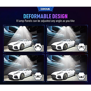 OCROUKI LED Garage Light,150W LED Shop Lights for Workshop,Basement,Home Gym,Compatible with E26/E27 Interface (0.15)