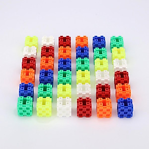 Building Blocks for Kids-72 Pcs Building Toys Set for Ages 3 & Up-Heavy Duty Plastic Blocks-Different Colored STEM Toy Building Sets-Develops Creativity, Imagination