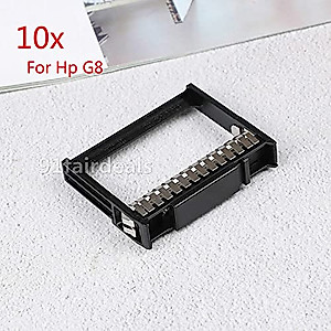 10PCS/Lot 2.5 INCH SFF Hard Drive Blank Caddy Filler for HP G8 DL360P DL380P 652991-001 Bayblend Replace Ship@US