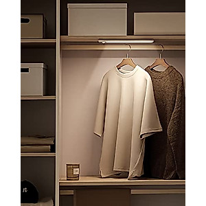 EVERDOSS Under Cabinet Lights Wireless, Under Counter Lights for Kitchen,2 Packs 30 LEDs 6000K 7.8ins Cabinet Lights Motion Sensor,1500 Mah Motion Sensor Under Cabinet Light with Magnet Sticks