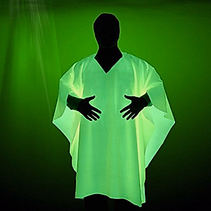 Glow in The Dark Fabric, Luminescent Phosphorescent Fabric, Glow Material for Clothes, Hats, Garments and Multiple Usage, Glows up to 5 Hours (39 x 53 inch)