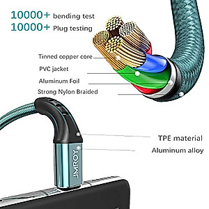 Extra Long Micro USB cable10ft Android Charger Cable, Durable Fast Phone Charger Cord Android USB Charging Cable for Samsung Galaxy S7 S6 S7 Edge S5,S2 J7 J7V J5 J3 Note 5 4,LG G4,HTC,PS4,Camera,MP3