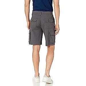 Amazon Essentials Men's 10” Lightweight Ripstop Stretch Cargo Short, Dark Grey, 32