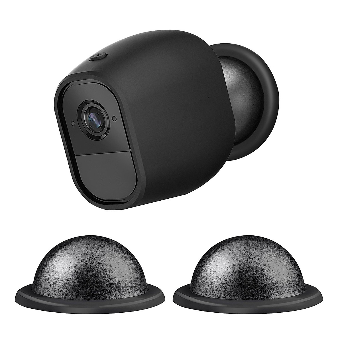 Outdoor Mount Metal Magnetic Mount for Arlo, Ceiling/ Table Mount for Arlo with Base Station-Arlo, Arlo Pro, Arlo Pro 2, Black (3 Pack)