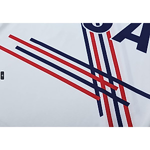 Team USA United States Sports Soccer Football Basketball Boys Kids Youth Jersey Shirt Kit Set (Size-26 (8-9 Years))