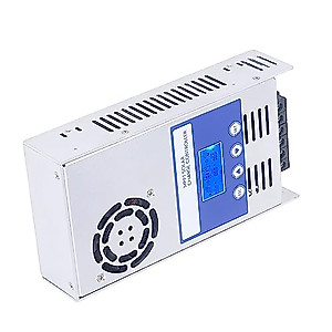 Solar Panel Regulator, Maximum 180VDC Input High Performance Solar Controller MPPT Full System Protection with LCD Display for Commercial Vehicles (60A)