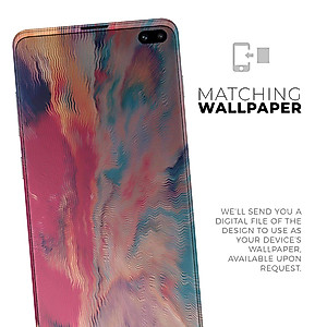 DesignSkinz Liquid Abstract Paint Remix V78 Protective Vinyl Decal Wrap Skin Cover Compatible with The Samsung Galaxy S20 (Screen Trim & Back Glass Skin)